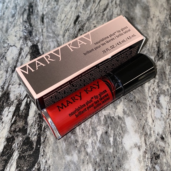 Mary Kay | Makeup | Mary Kay Nourishine Plus Lip Gloss On Rock N Red ...
